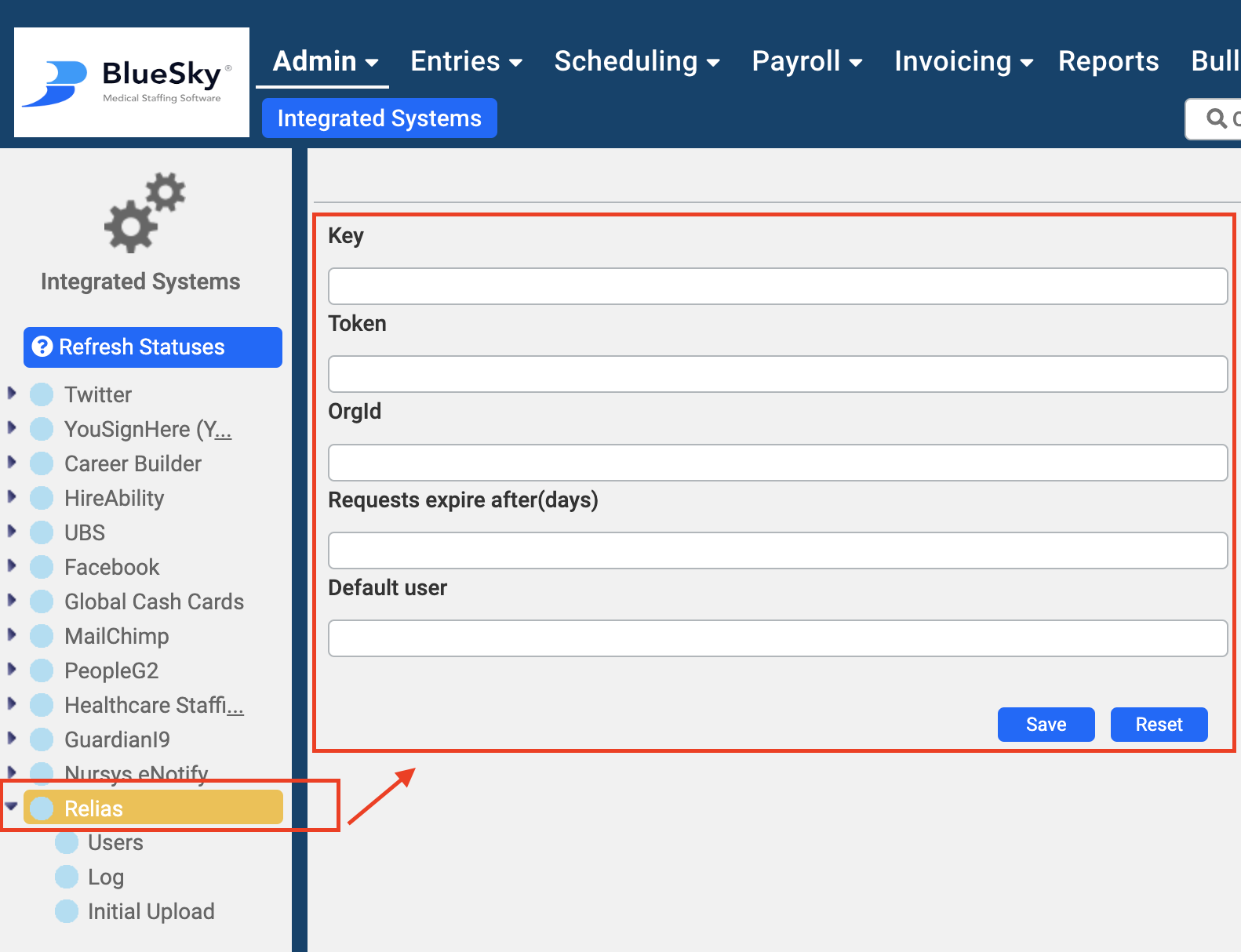 Configuring Relias and BlueSky Integration | Relias | BlueSky Medical Staffing Software