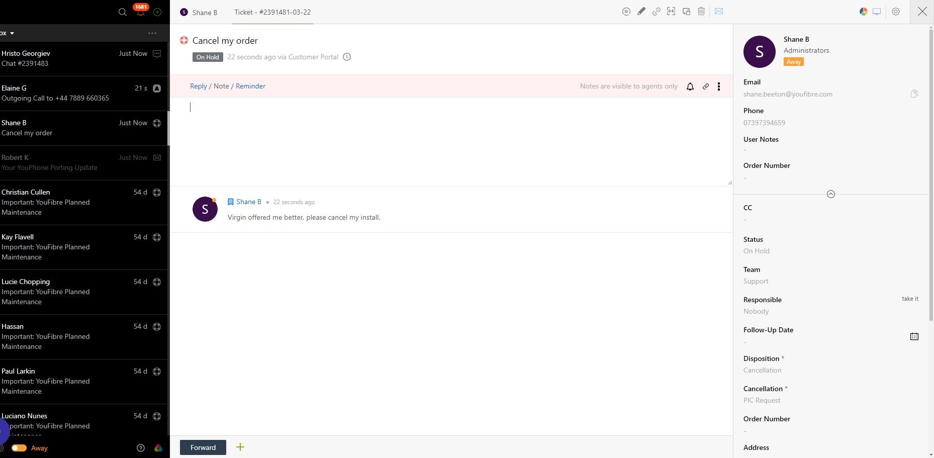 How-To: Cancel a Customer's Order - Pre-Install Cancellation ...